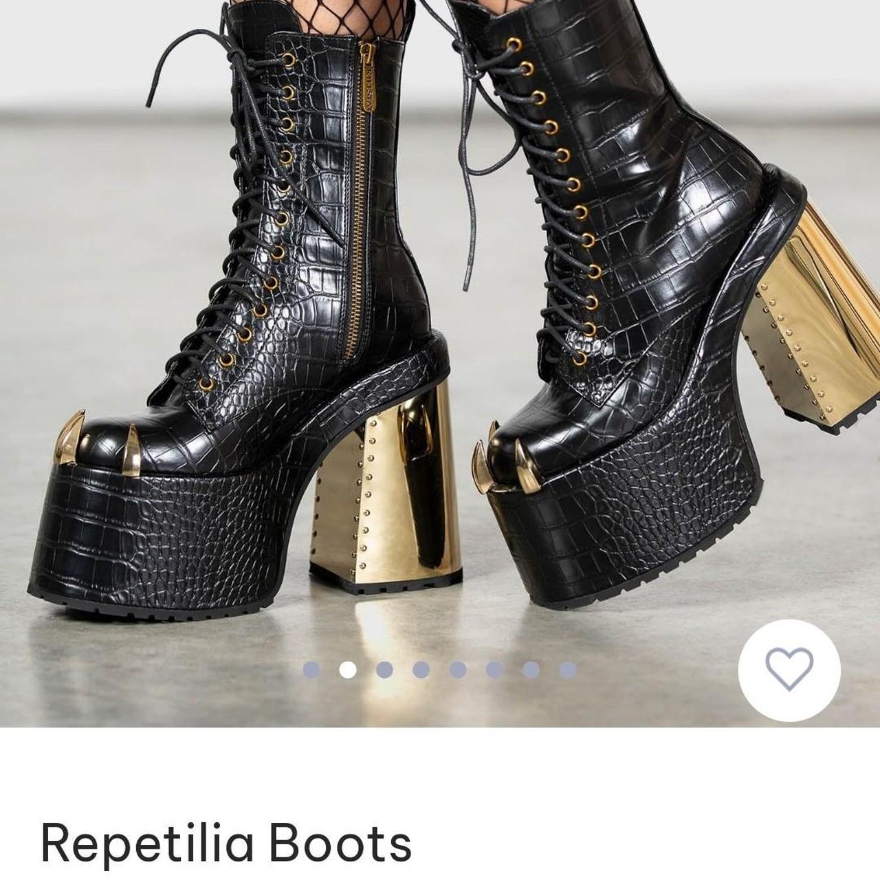 Killstar Repetilia Boots SOLD OUT - Killstar... - Depop