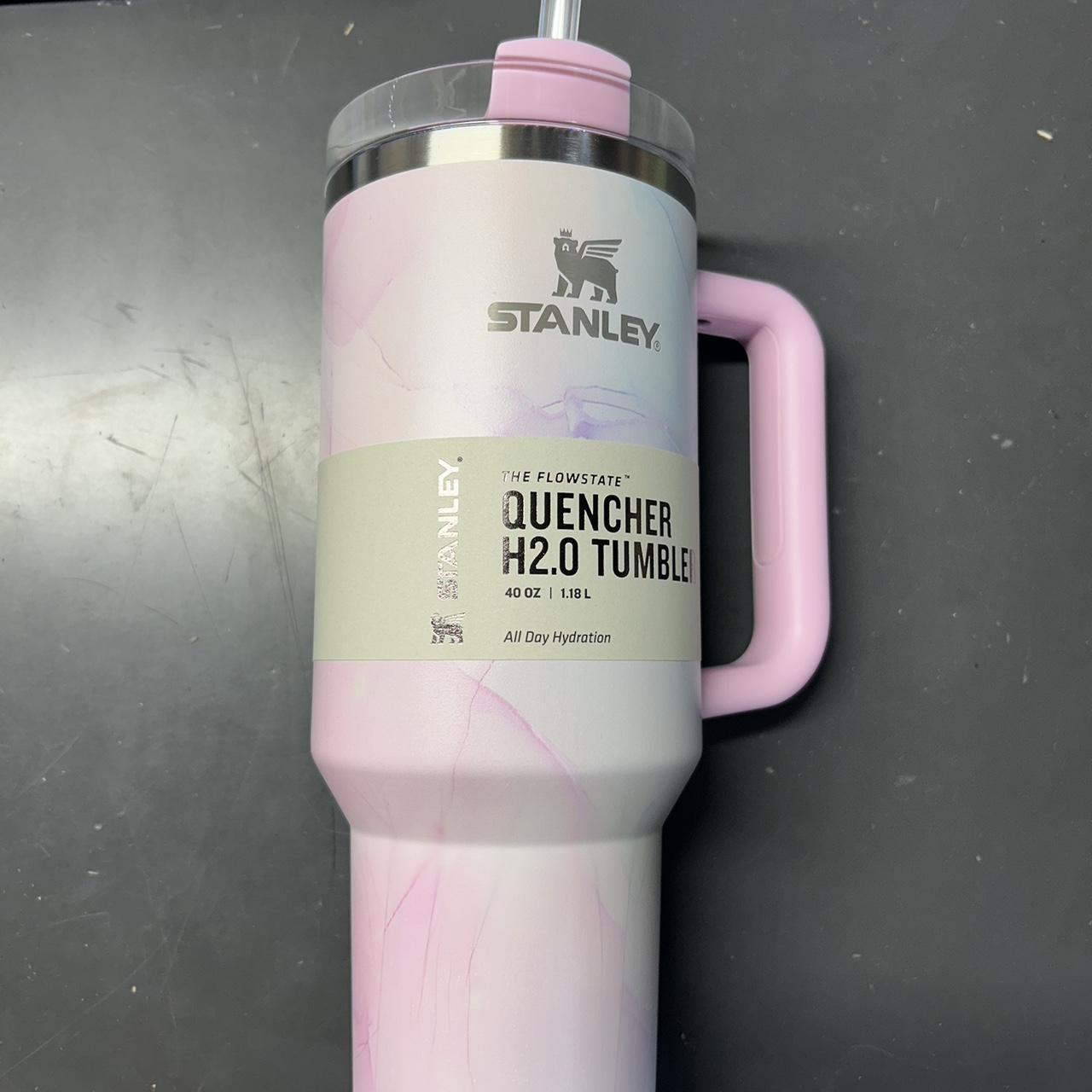 Marble pink stanley BRAND NEW 🌸 40 oz Message if... - Depop