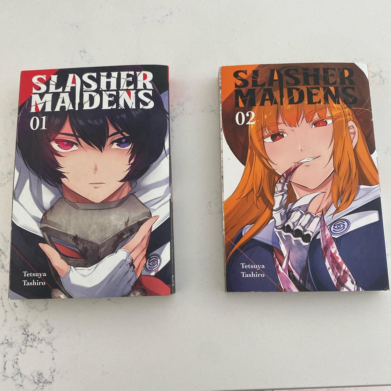 Slasher Maidens Vol. 1 & 2 manga set slight... - Depop