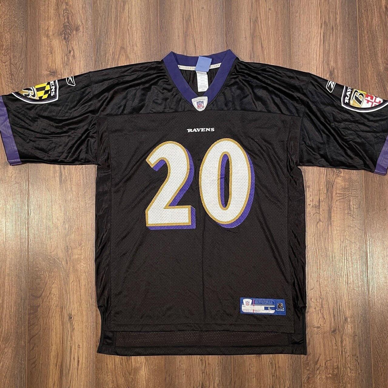 Baltimore Ravens No.20 Ed Reed Reebok NFL Football... - Depop