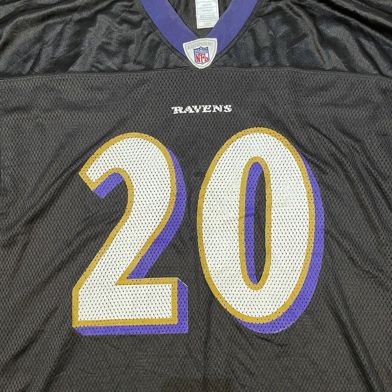 Baltimore Ravens No.20 Ed Reed Reebok NFL Football... - Depop