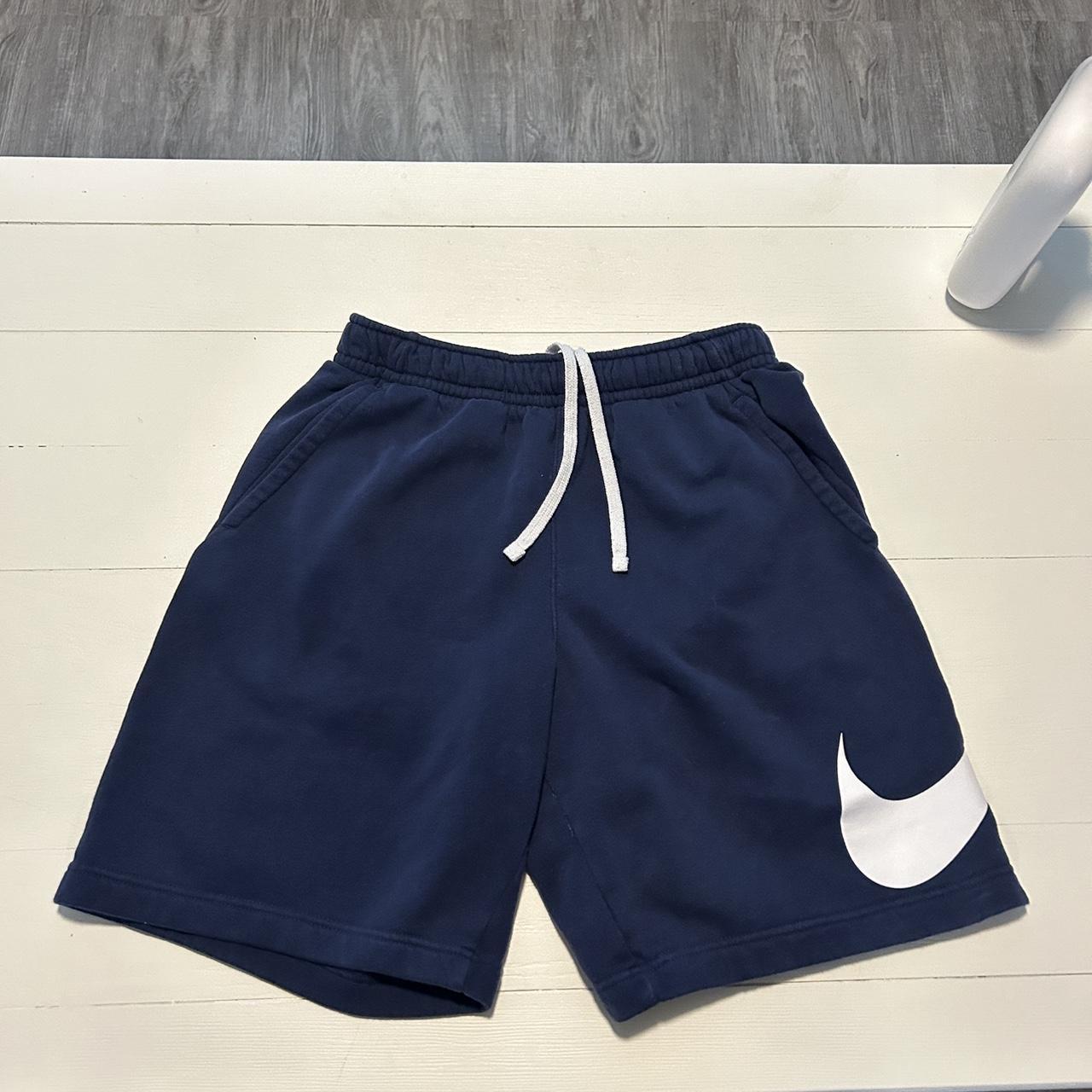 Blue Nike Shorts Barely Worn - Depop