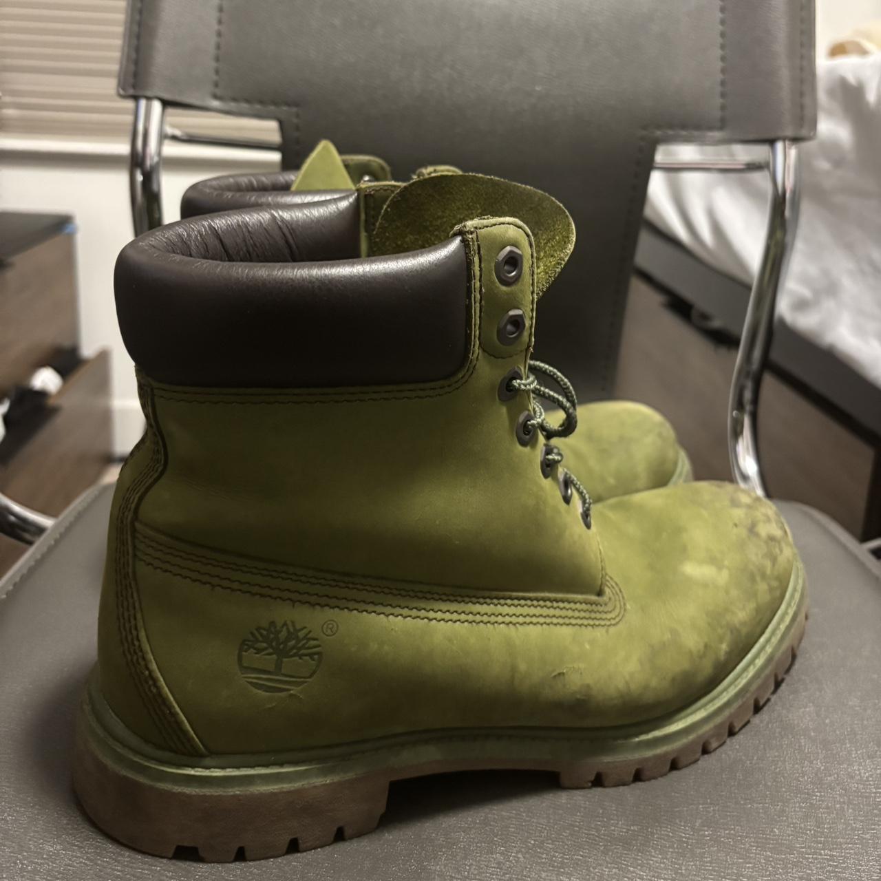 Green timbs - Depop
