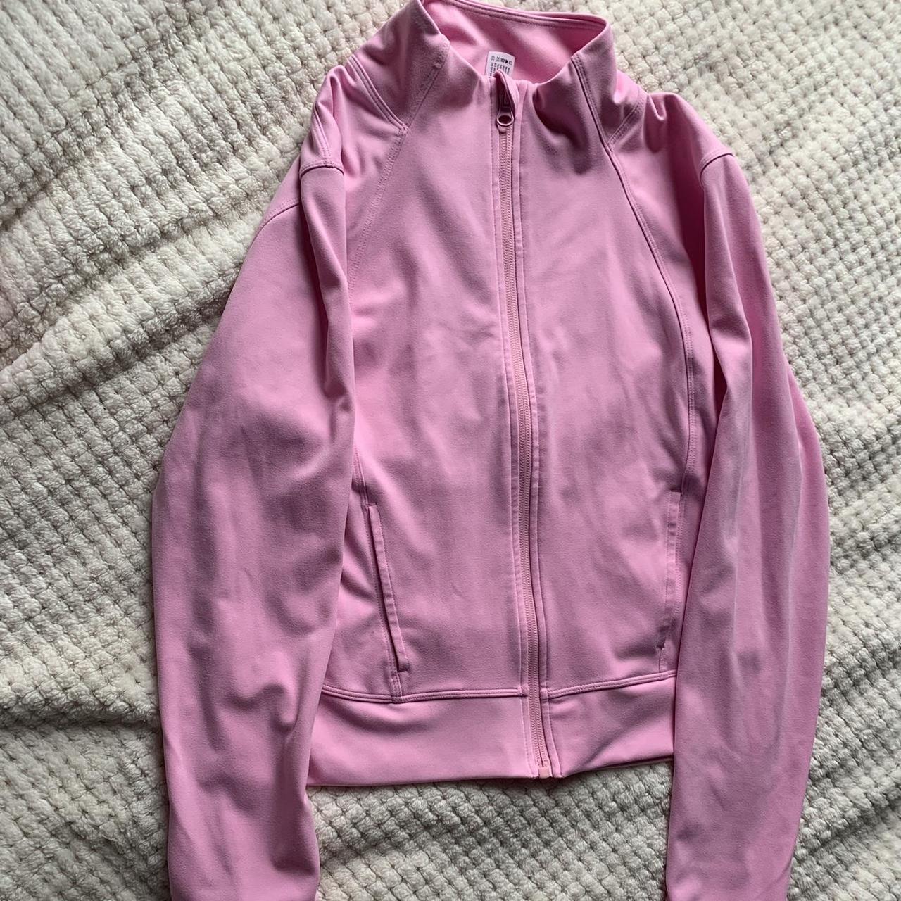 pink zip up - Depop