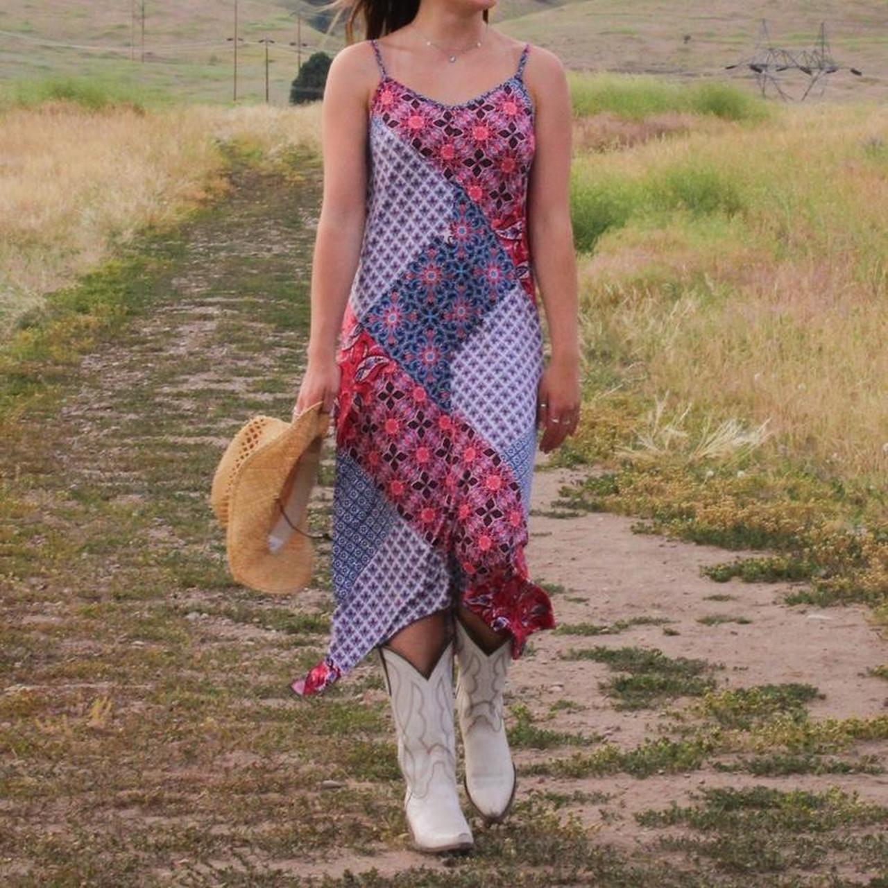 Gorgeous western summer dress ♥️ Size medium, brand... - Depop