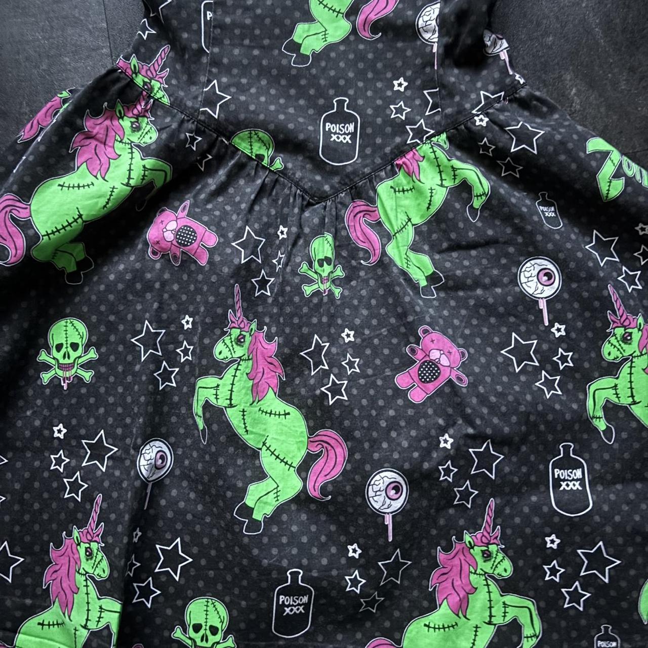 Genuine vintage y2k zombie unicorn hell bunny... | Depop