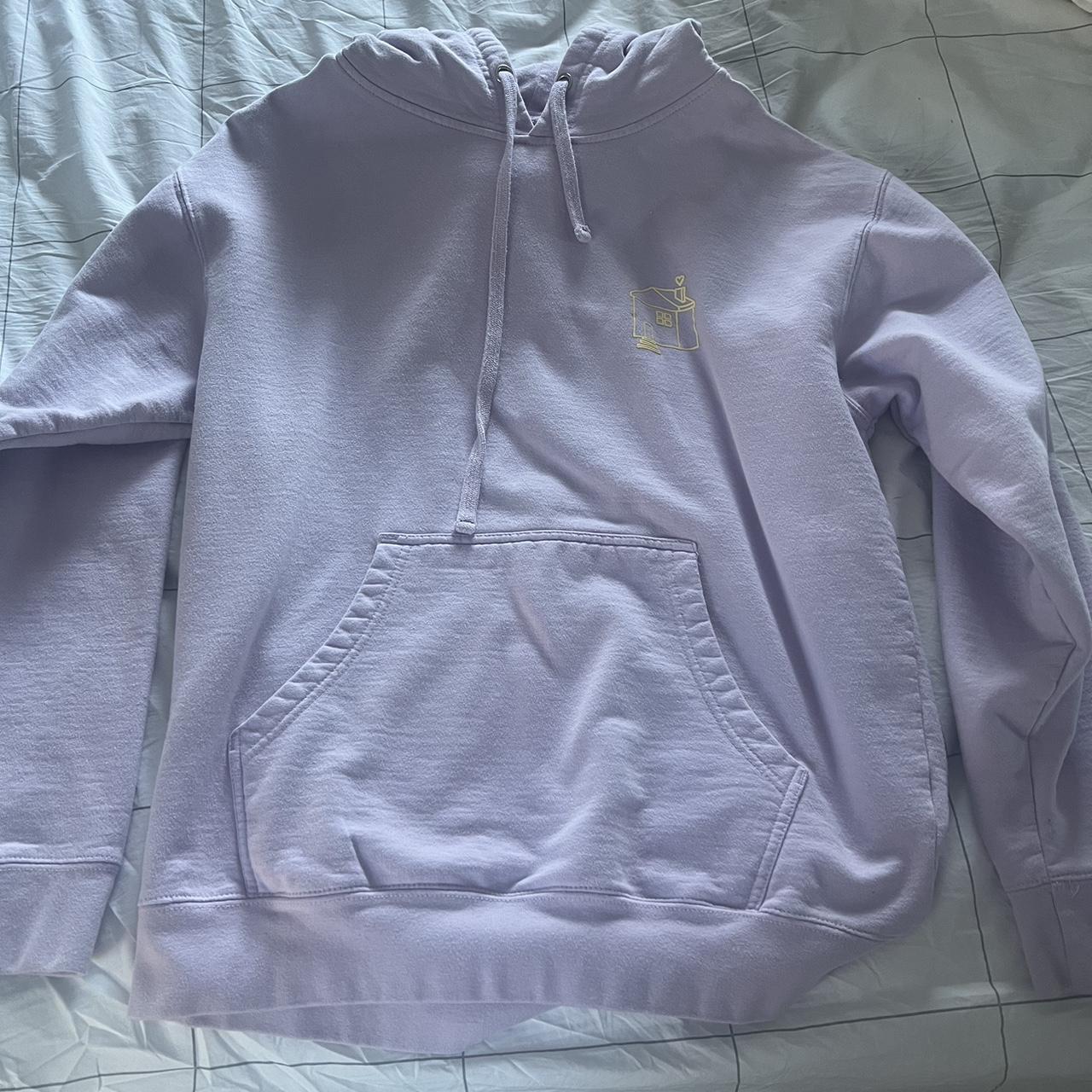Purple tracklist hoodie, harry styles merch - Depop