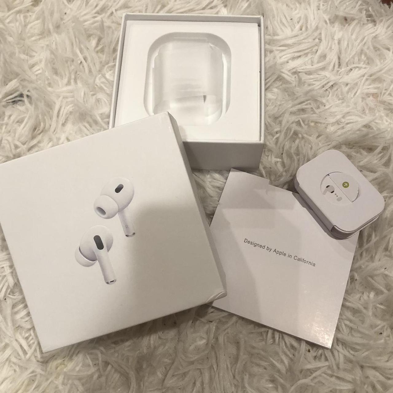 airpods pro empty box comes with everything you see... - Depop