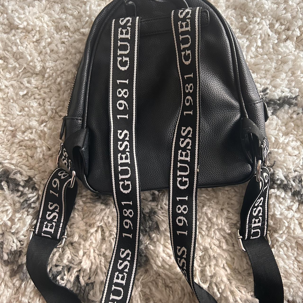 Guess faux leather mini backpack #guess... - Depop