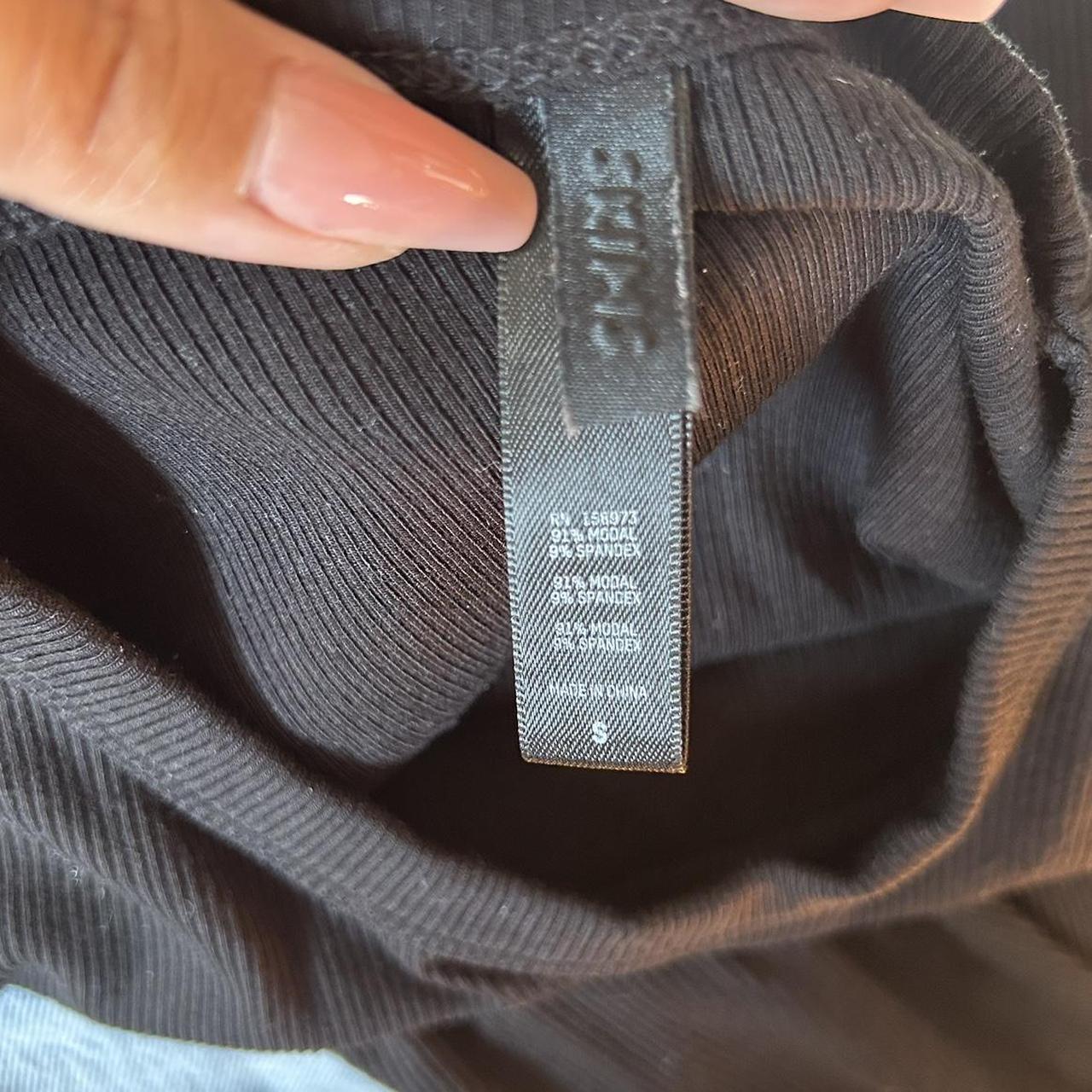 SKIMS Black Long Sleeve Maxi Dress Size small &... - Depop