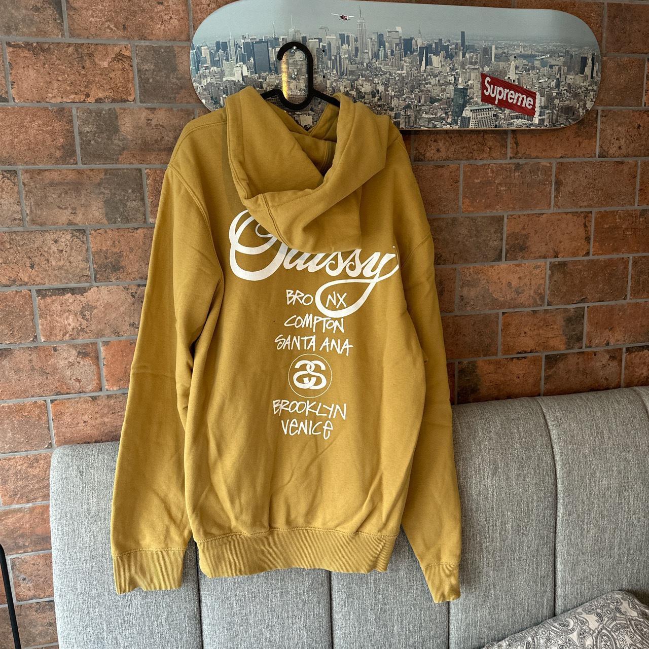 Stussy world tour hoodie world tour hoodie Size... - Depop