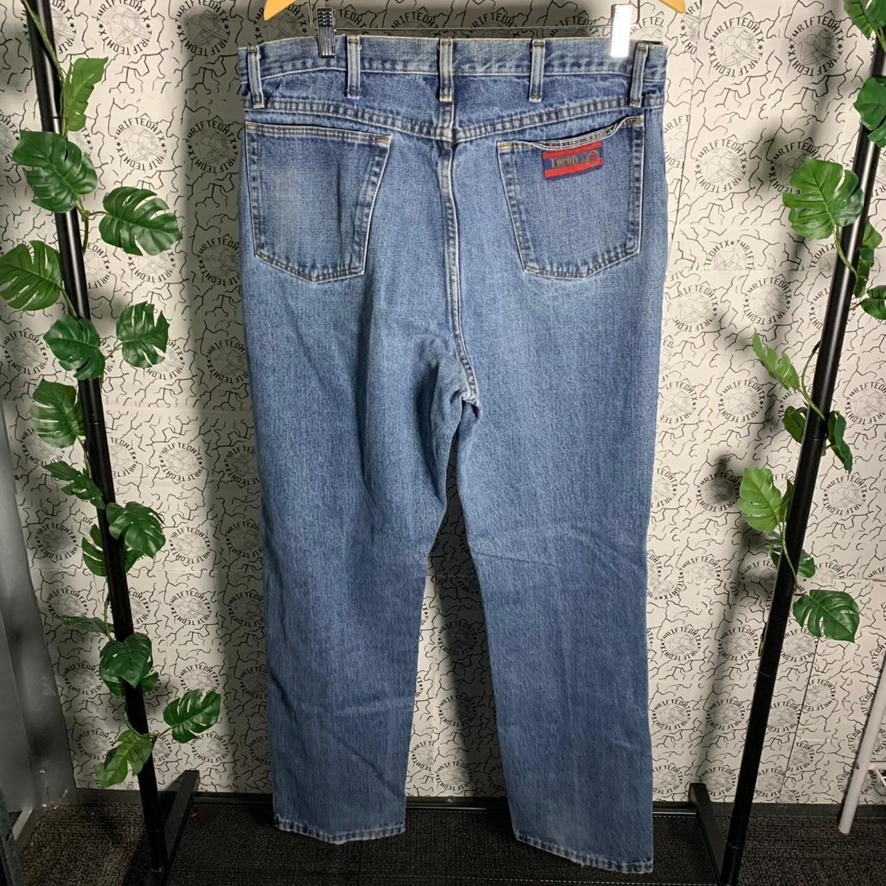 90s twenty x Vintage blue jeans Size: 38"x34" 8.5"... - Depop