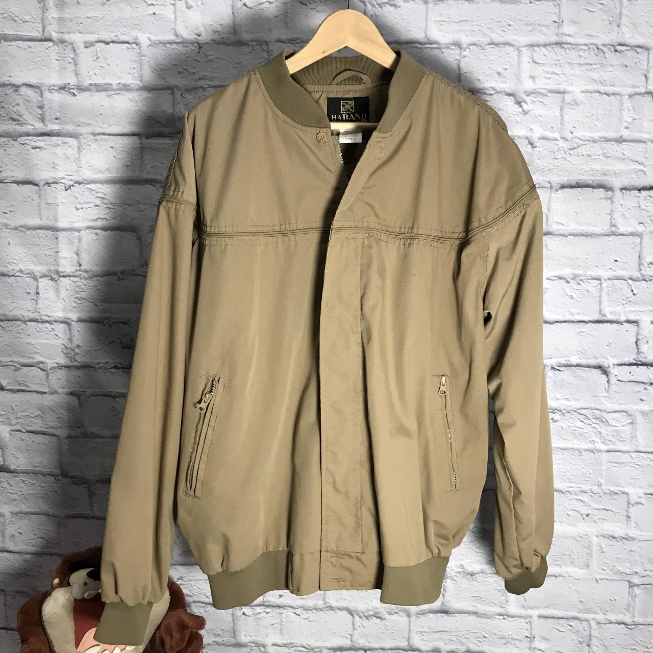 Haband Men's Brown and Tan Jacket | Depop