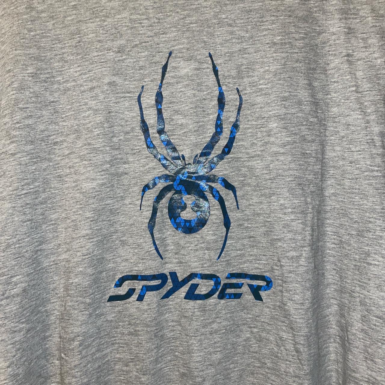 Medium grey Spyder shirt. - Depop