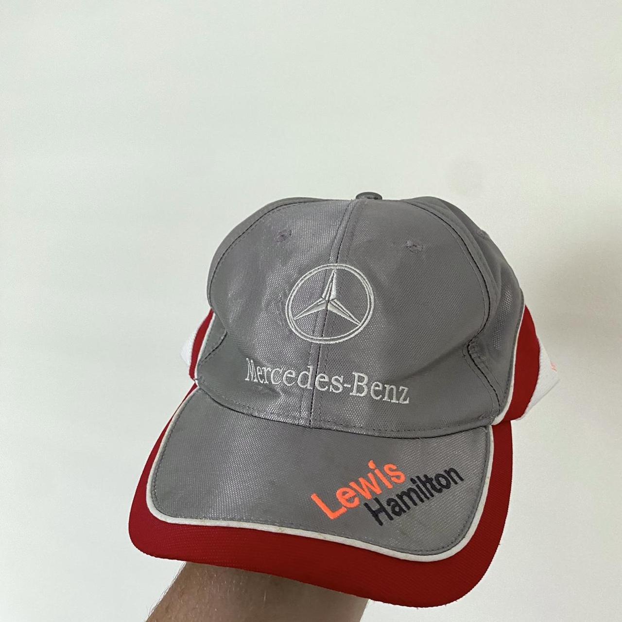 Merc benz Lewis Hamilton y2k style hat - Depop