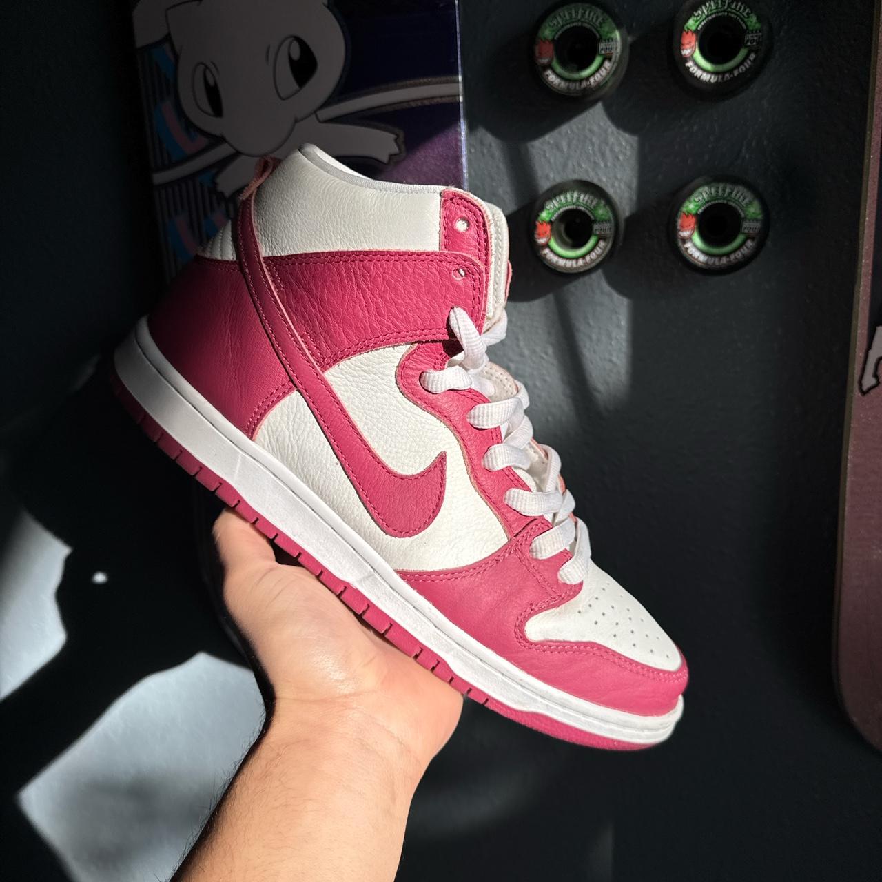 Nike Sb dunk high pro “sweet beet”... - Depop