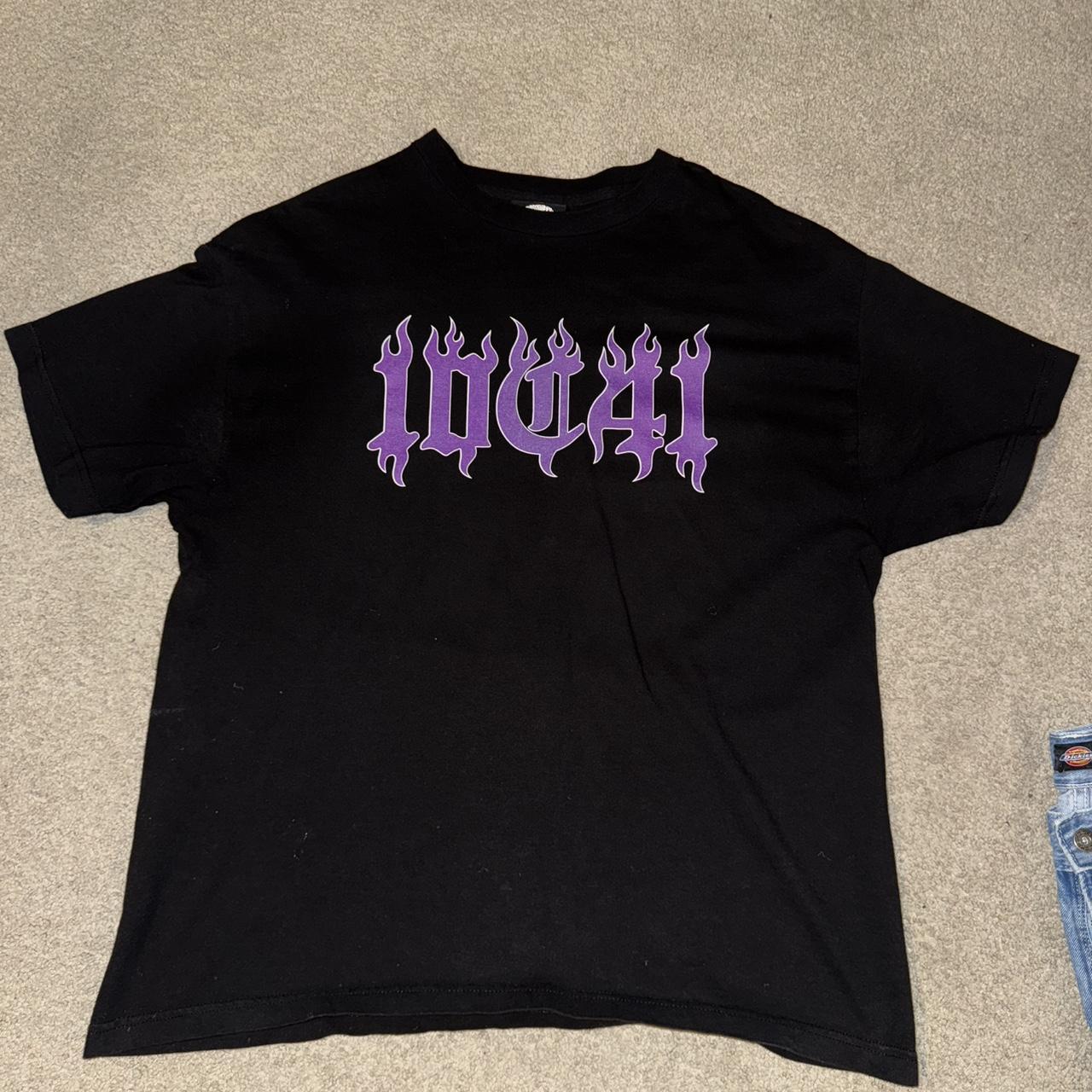 10C41 purple flame tee size XL... | Depop