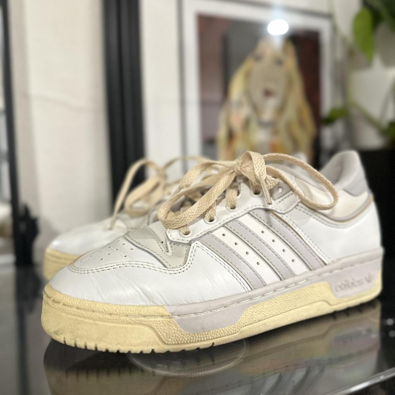 Adidas Rivalry Low in White/ Grey/ Cream. #adidas... | Depop