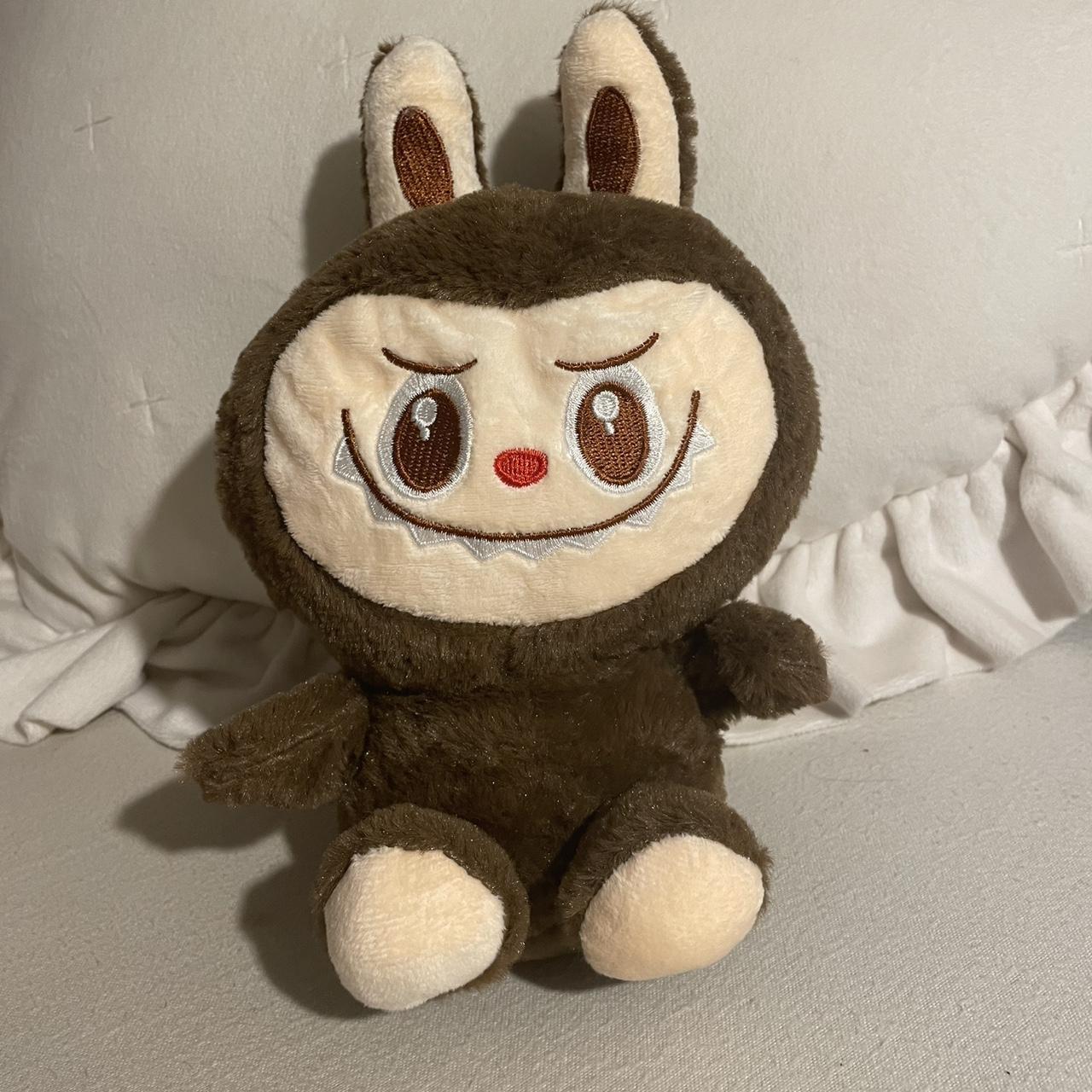 brown labubu stuffed plushie #labubu #plushie... | Depop