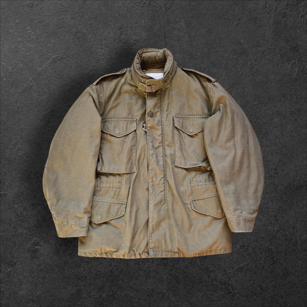 Mens vintage 80s Vietnam m65 army jacket. Og 107... | Depop