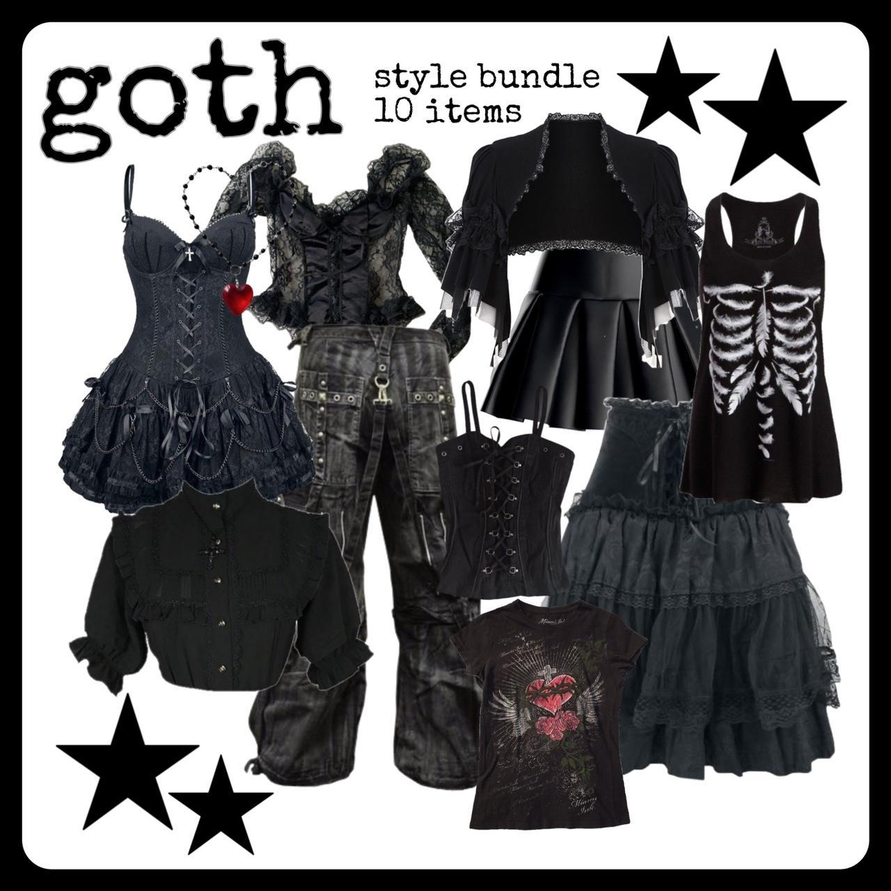 🦇10 item Gothic Style bundle 🦇 - You will receive... - Depop
