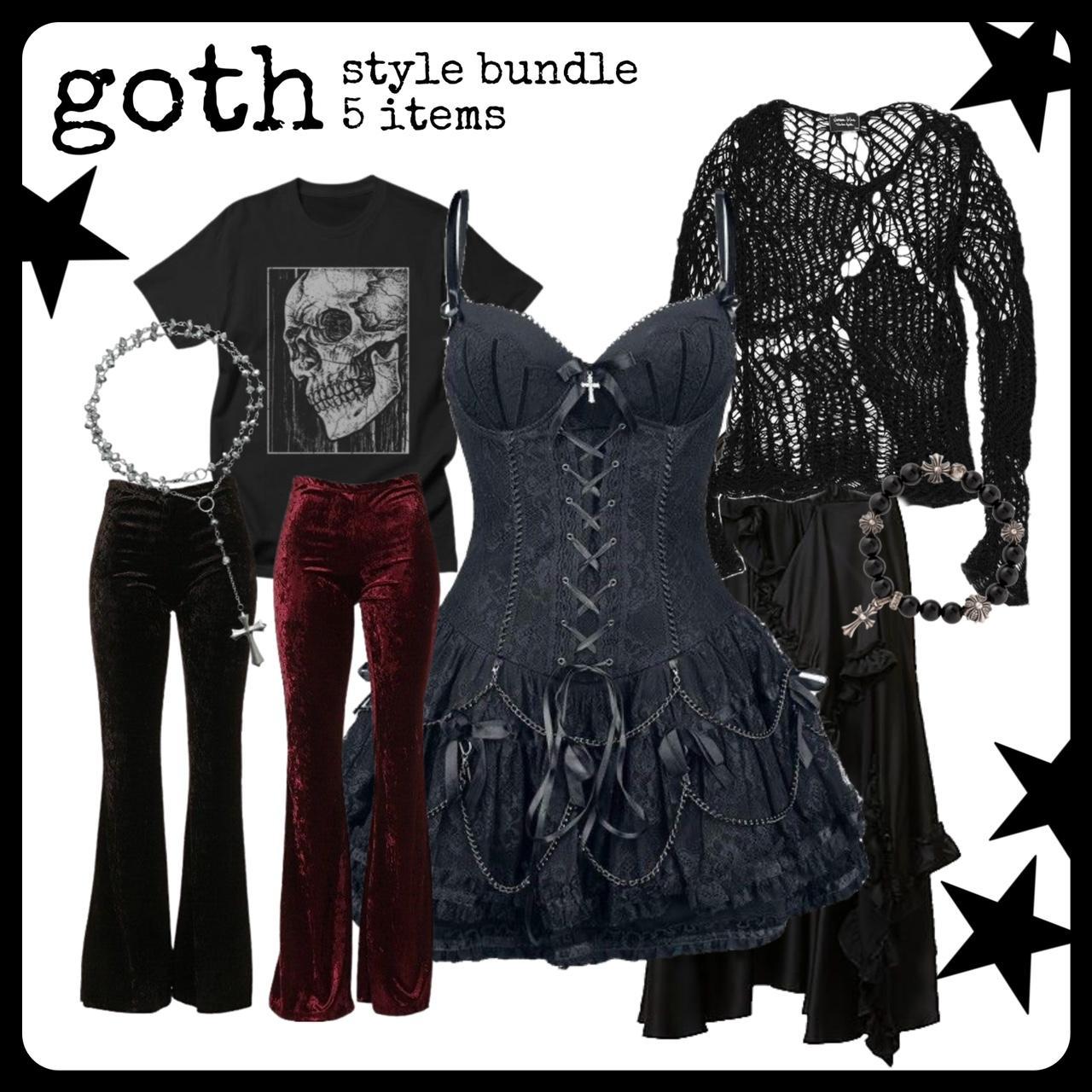 🦇5 item Gothic Style Bundle🦇 - You will receive 5... - Depop
