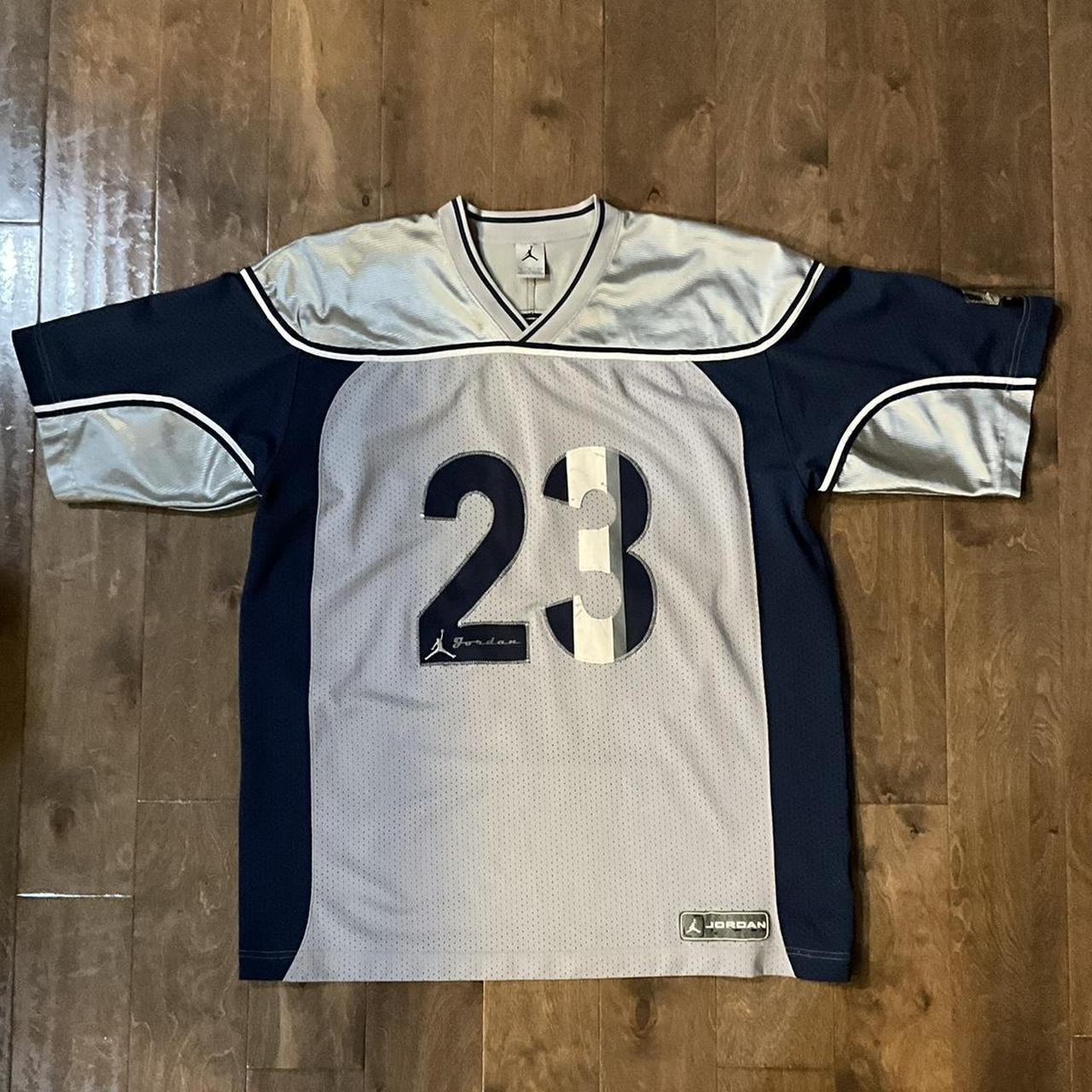 Vintage Jumpman Micheal Jordan Football Jersey... - Depop