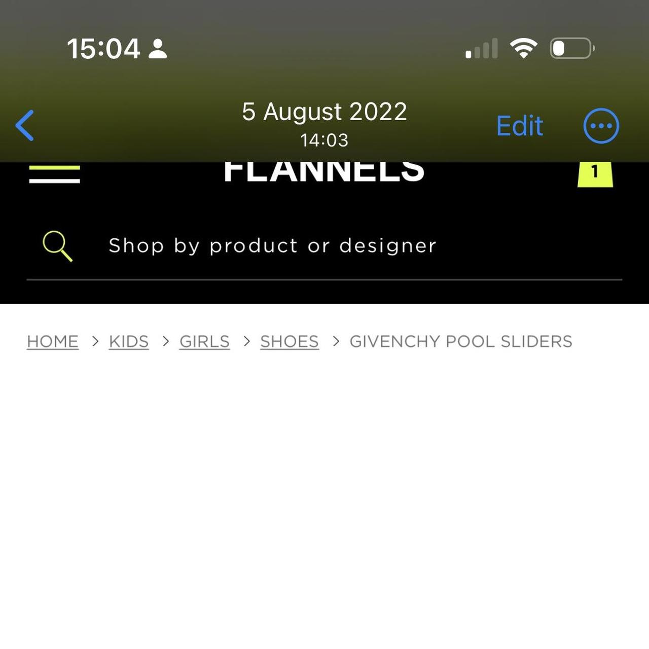 Kids Givenchy Pool Sliders Purchased from Flannels... - Depop