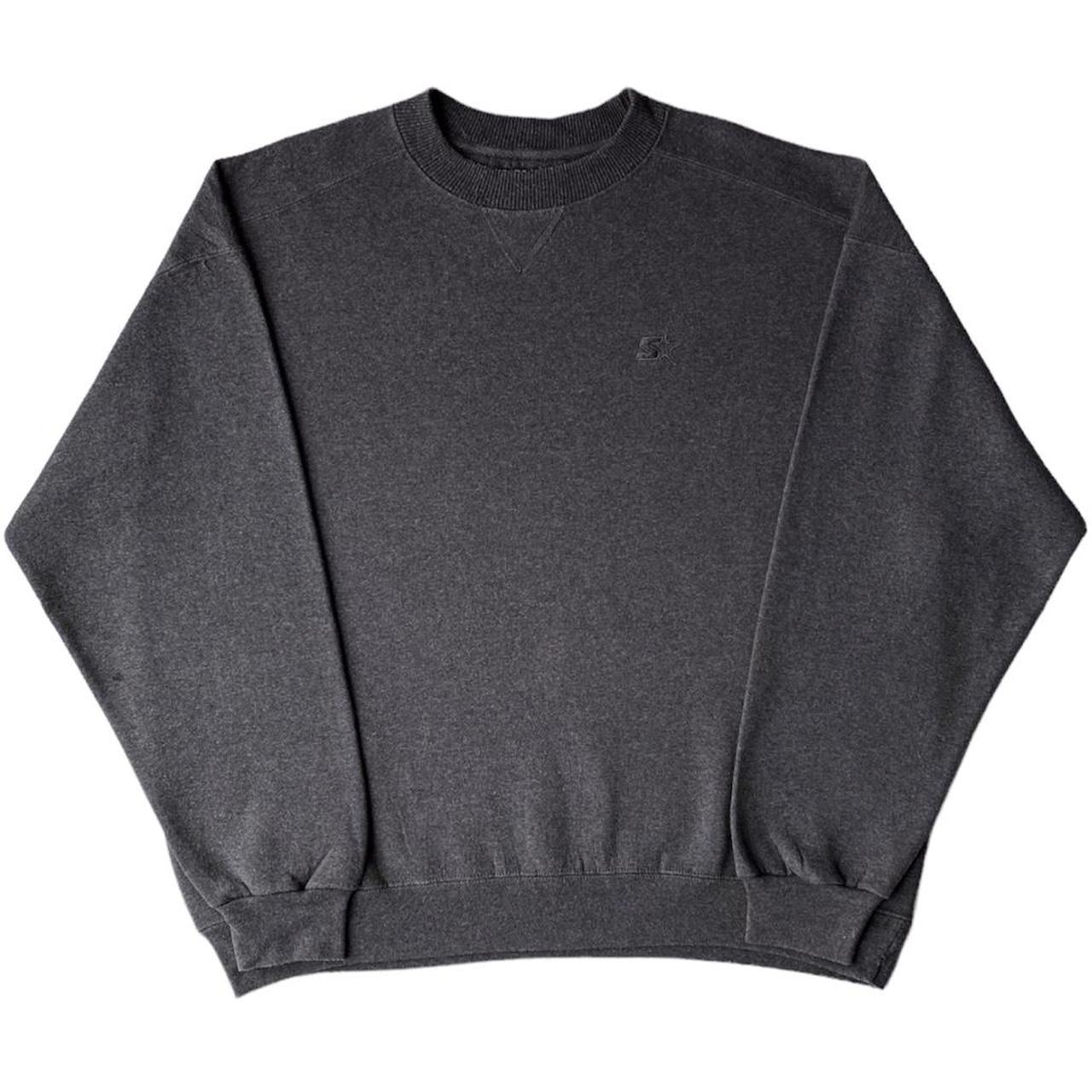 Vintage Starter Heavyweight Grey Sweatshirt - Early... - Depop