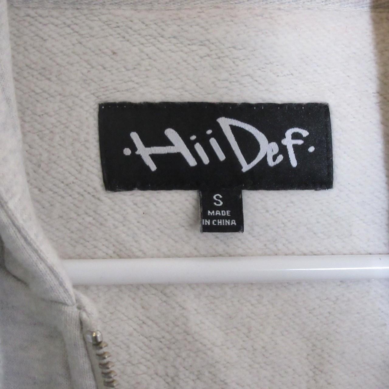 -TRADES ONLY- hiidef grey zip-up hoodie in size... | Depop