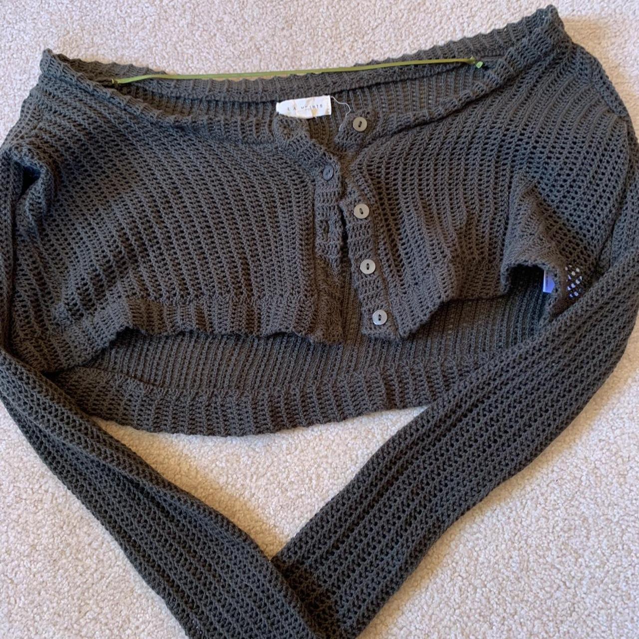 LA Hearts by PacSun Women's Green Crop-top | Depop