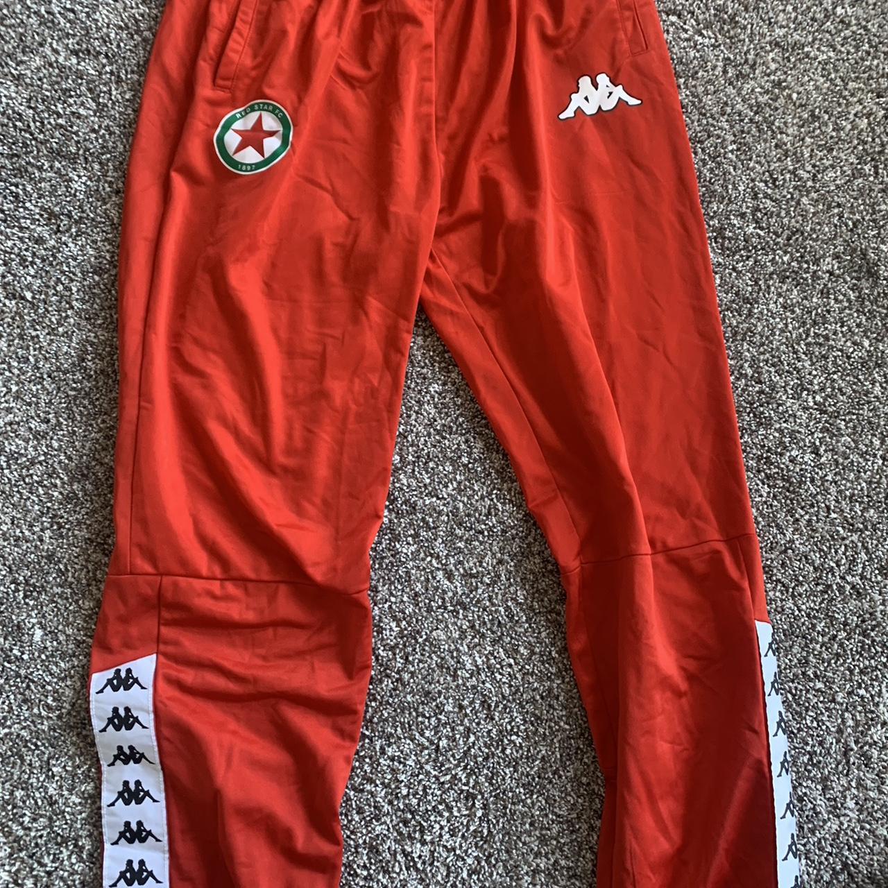 Kappa Red Star Paris FC Pants Sz l France... | Depop