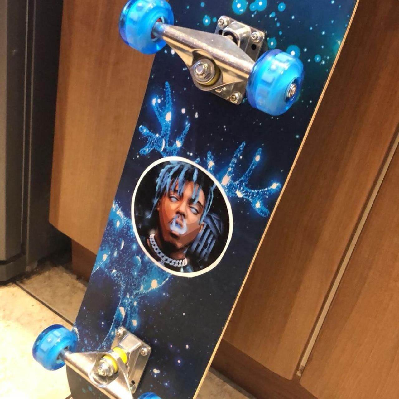 juice wrld LED wheel’s skateboard! Suitable for... - Depop