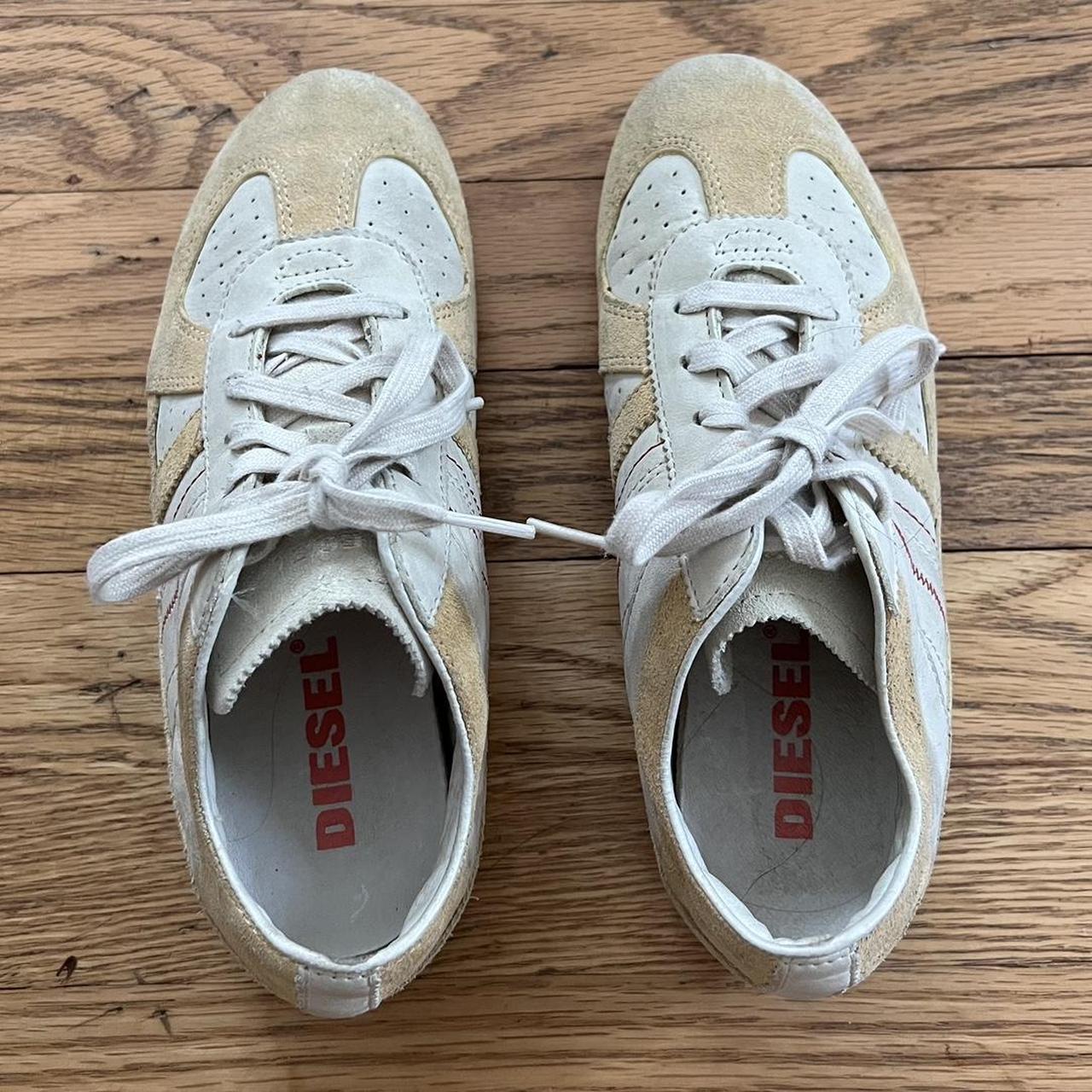 Diesel Women's Tan Trainers | Depop