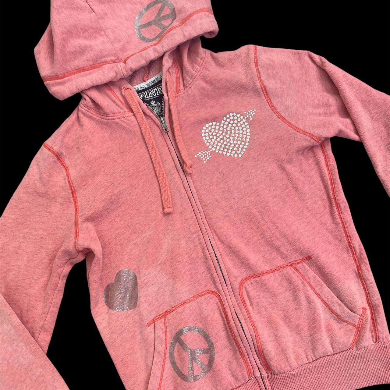 love pink victoria’s secret jacket color is pretty... | Depop