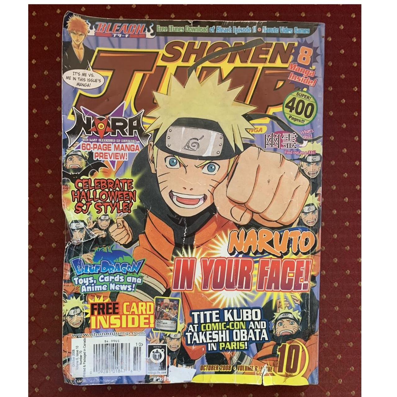 shonen jump magazine, October 2008 Volume 6 issue 10... - Depop