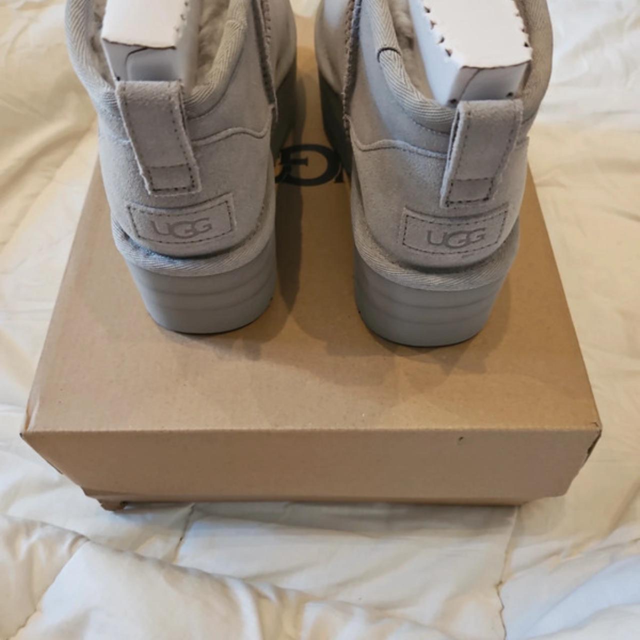 Ugg classic ultra mini platform grey Size 36 👟 Model... - Depop