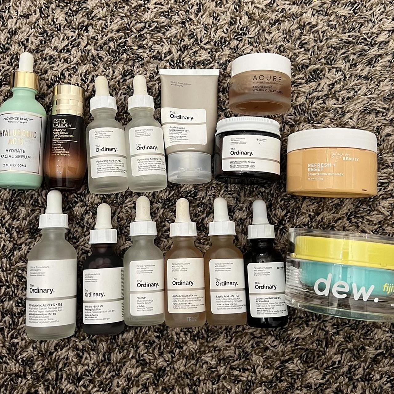 Skincare bundle mask the ordinary, dew of the gods... - Depop