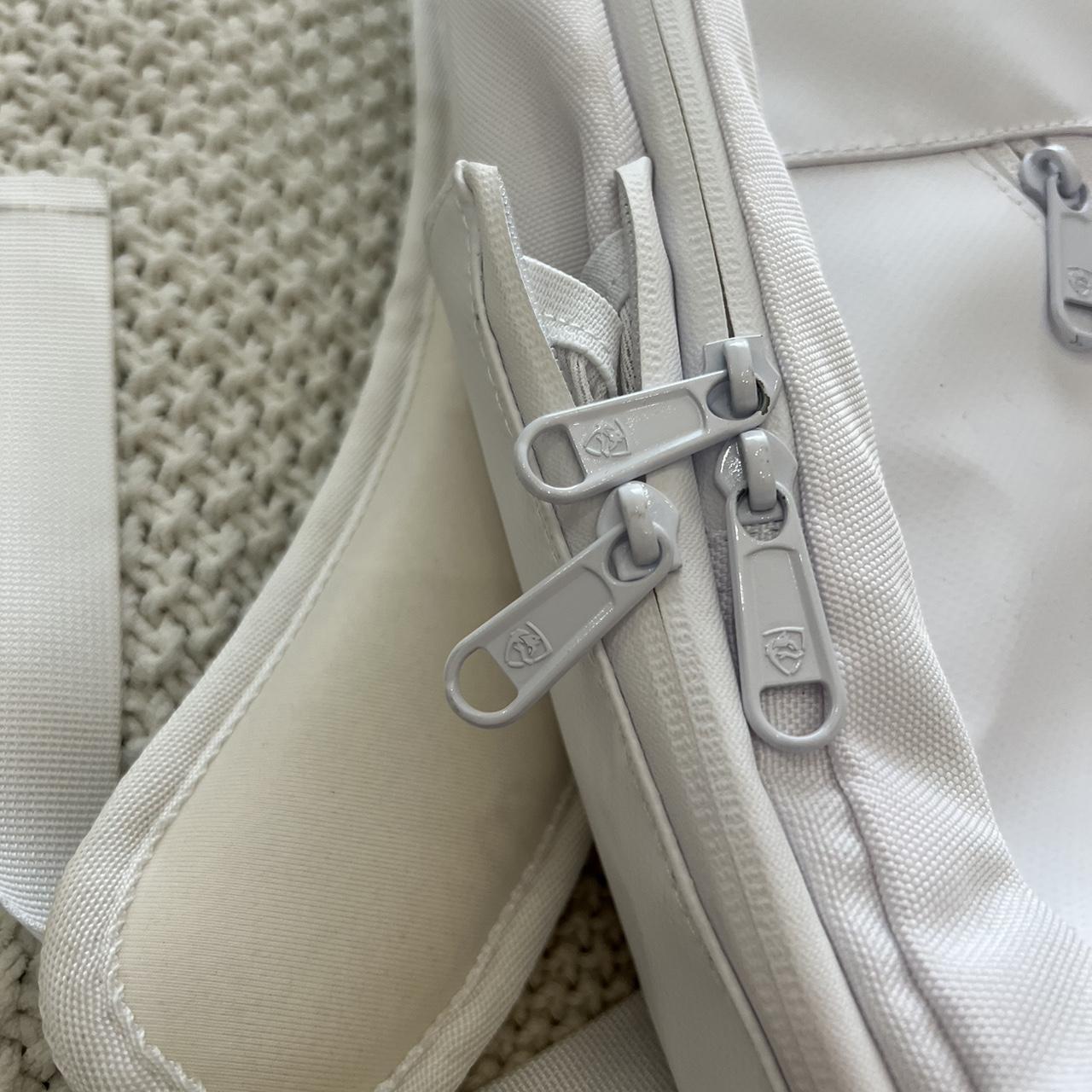 Alphalete white backpack mens women’s Spot on the... - Depop