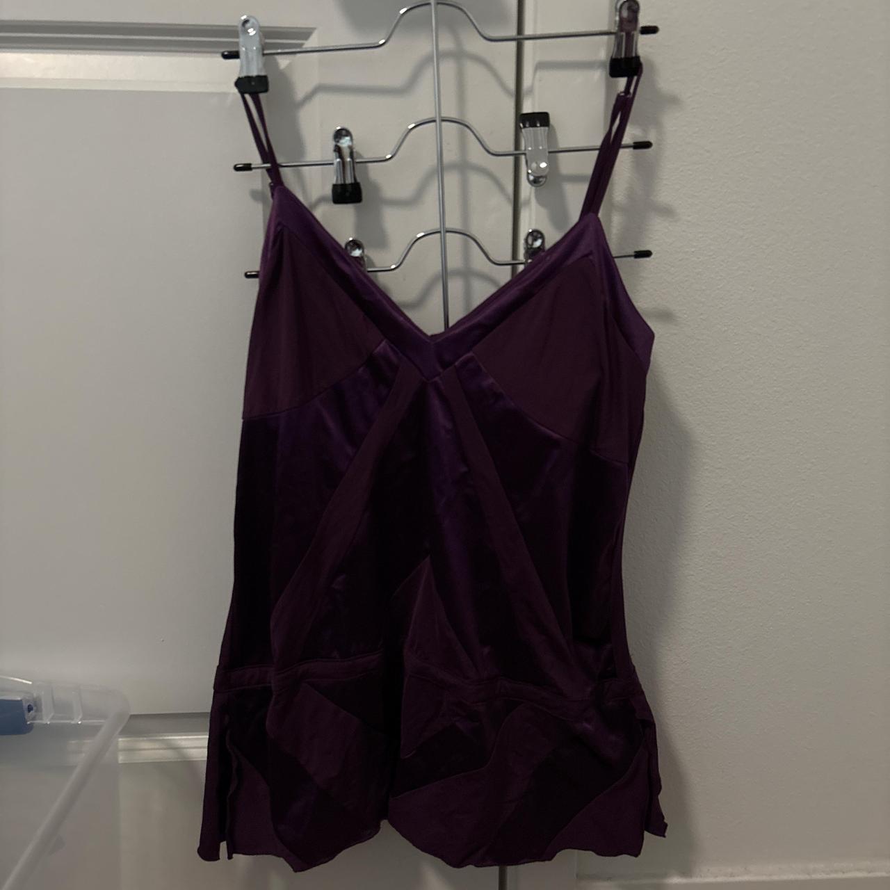 -Dark Purple -Tank Top -Size US Small -perfect with... | Depop