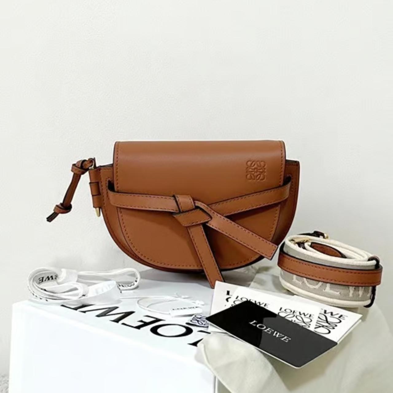 Loewe Mini Gate Dual bag in soft calfskin and... - Depop