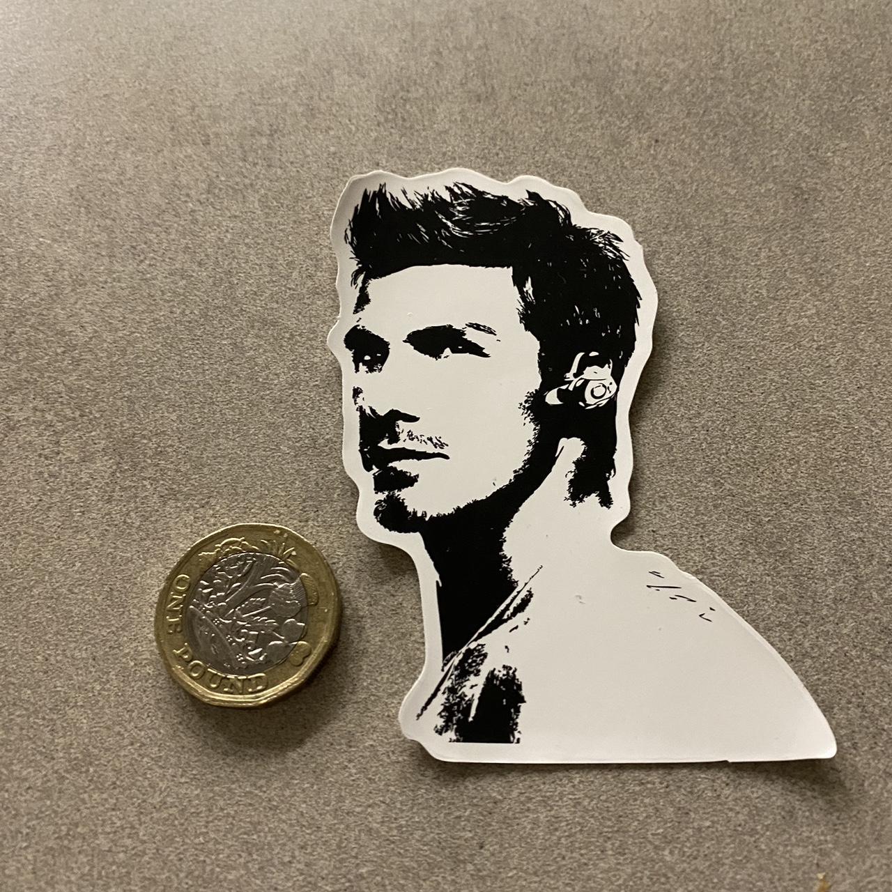 David beckham sticker black and white For laptop... - Depop