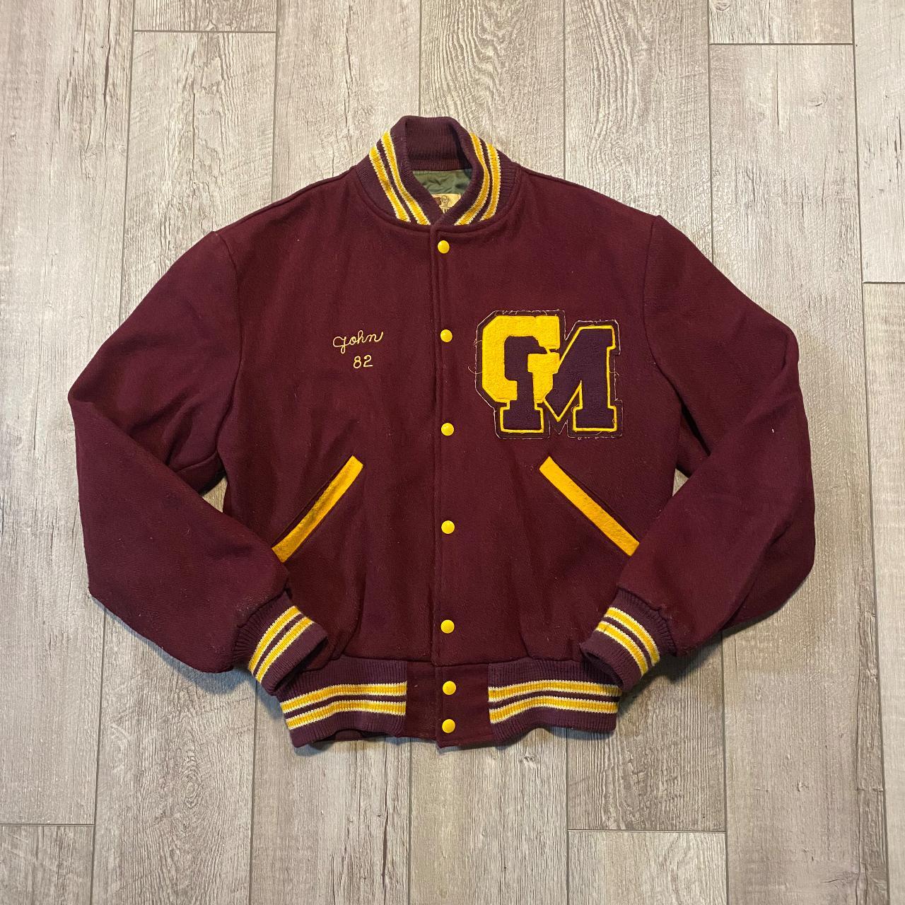 1982 Vintage Varsity Jacket - Size: Large - #80s... - Depop