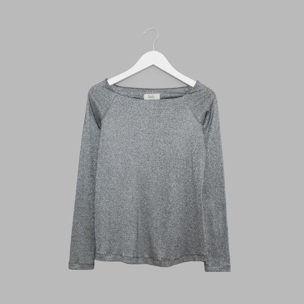 - Hush Emily Metallic Off Shoulder Top - This... - Depop