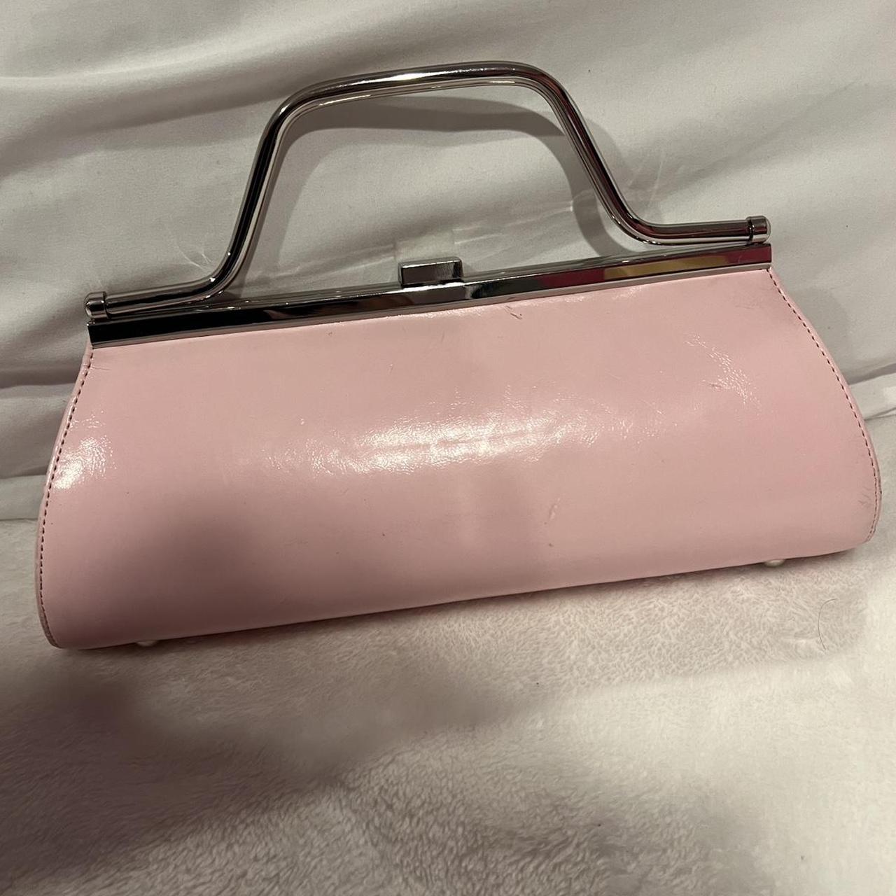 Vintage Pink Long shoulder bag. Comes with extra strap - Depop