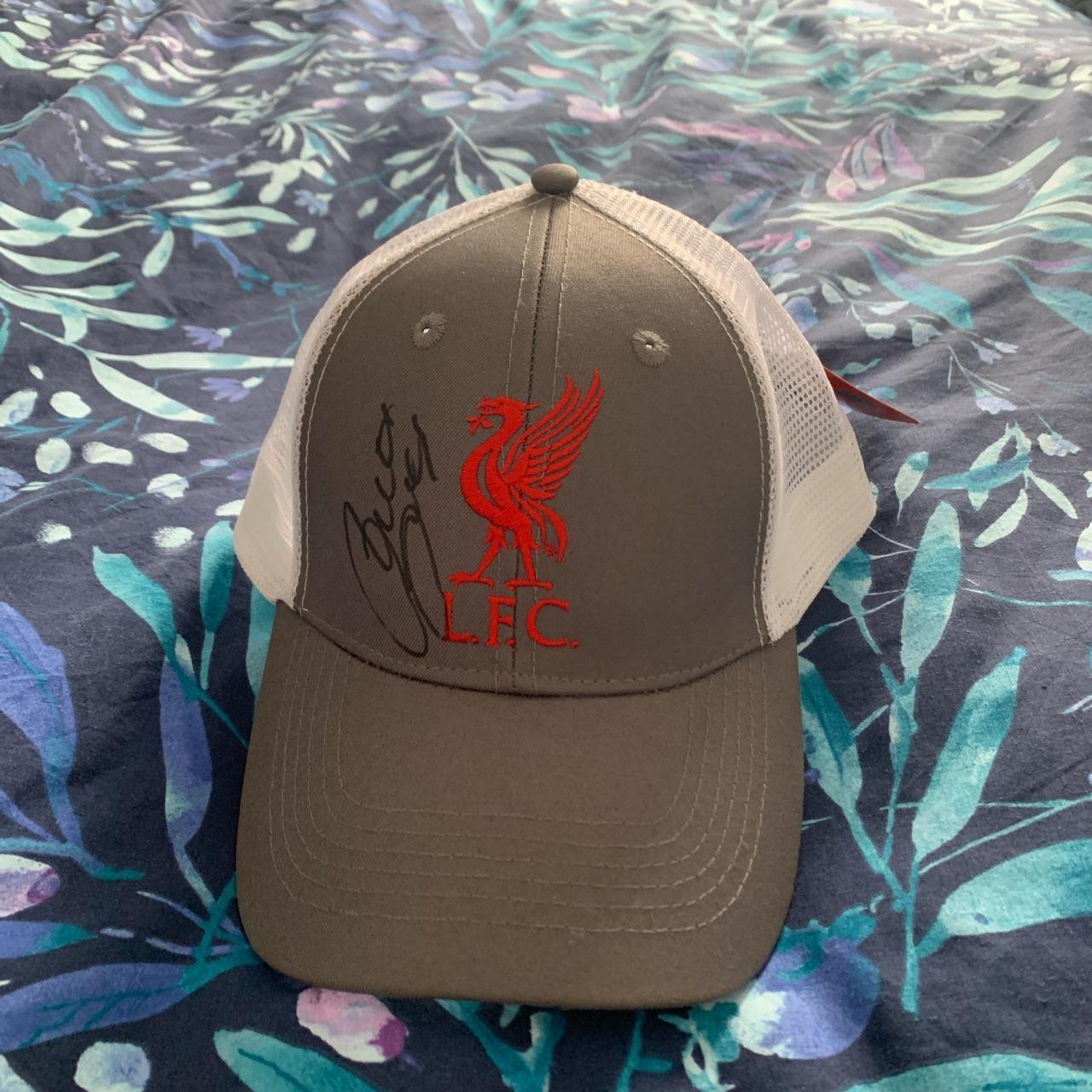 Signed Liverpool Hat- not sure who it is signed by... - Depop