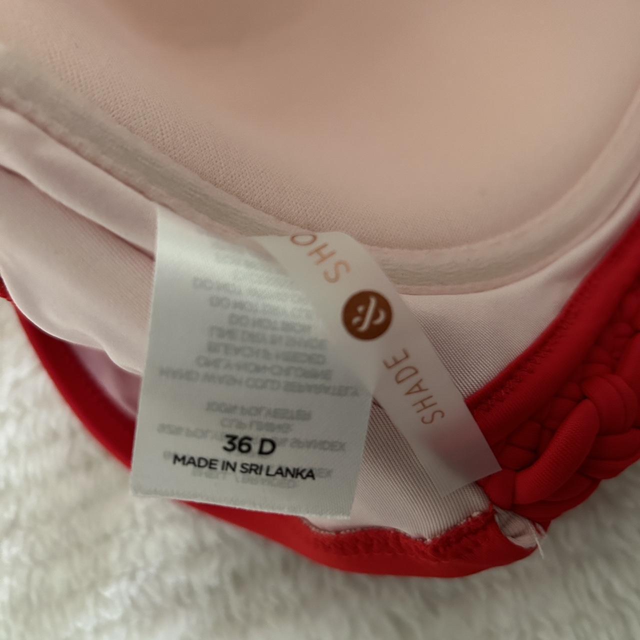 Target red bikini top. This has been worn once.... - Depop