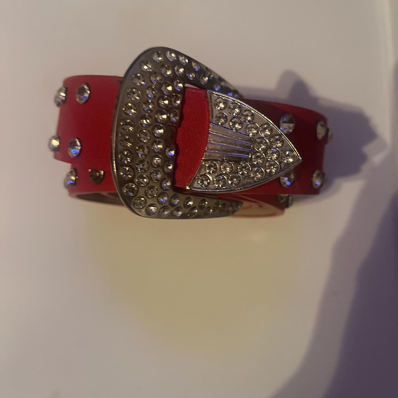 Authentic Red diamond BB simon Belt - Depop