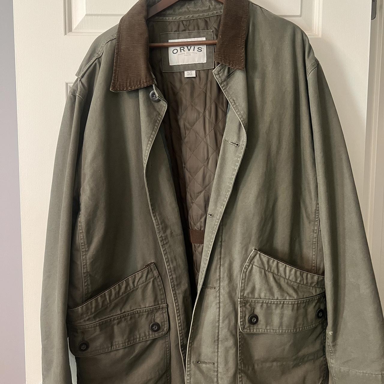 Men’s Orvis Field Coat- XL - Depop