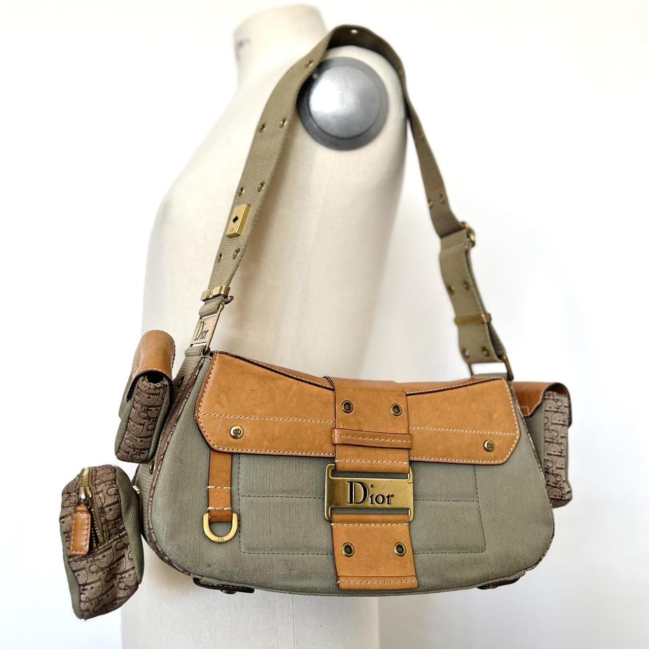 Dior columbus bag with small pouches 🫒 Designed by... | Depop